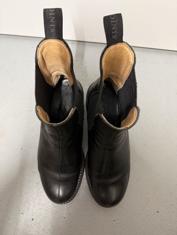 Schwarze Ten Points Chelsea Boots, Grösse 38 (Gebraucht) in Perlen für ...