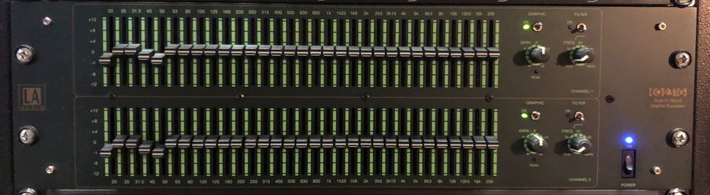 LA Audio - EQ231G - Dual 31 Band Graphic Eq - by Audient (Gebraucht) in ...
