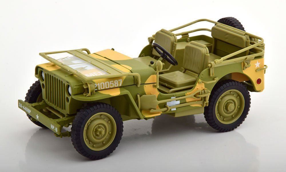 Jeep Willys MB 1942-1945 "Medical US Army camourflage" 1:18 (Neu und ...