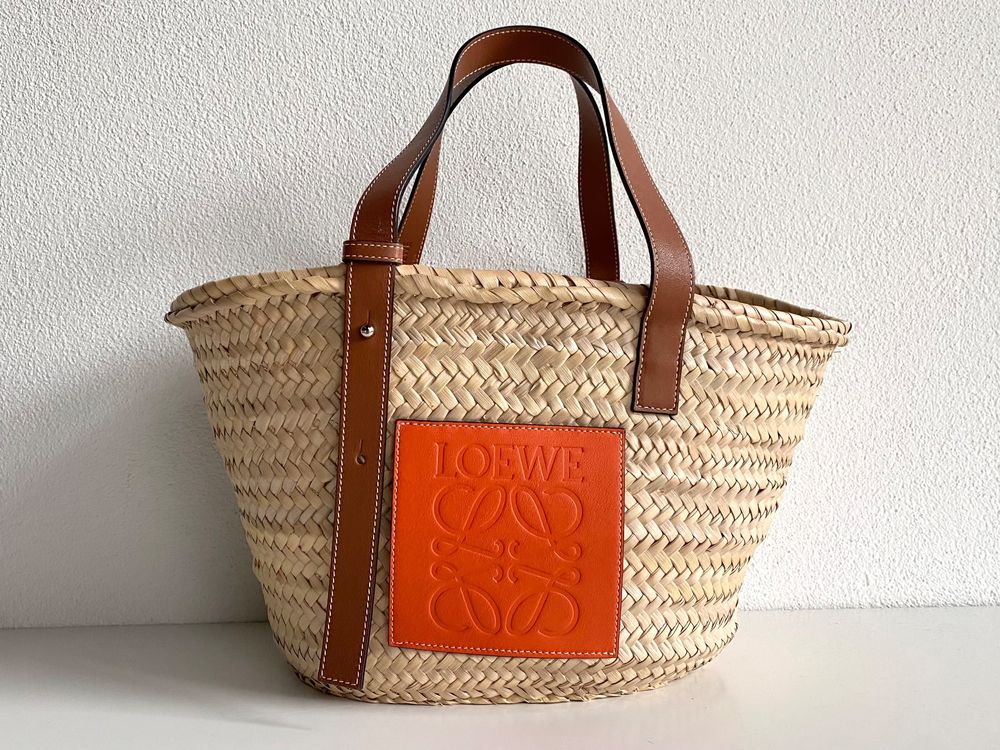 LOEWE Raffia Basket Tote Bag sac Tasche (Gebraucht) in für CHF 395 ...