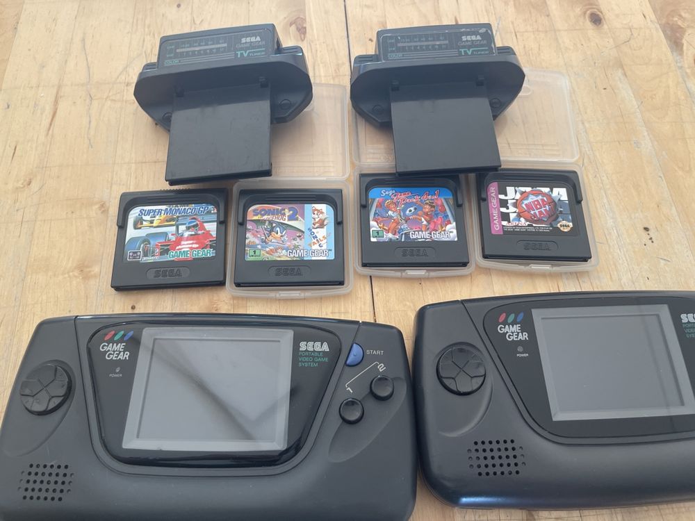 Mega Set Sega Game Gear 4 Games Monaco Sonic 2 4in1 u. NBA (Gebraucht ...