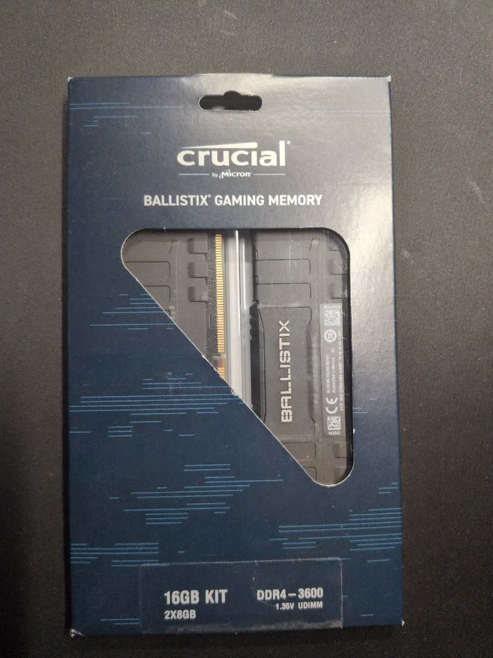 Crucial Gaming Memory 16GB Kit (2x8GB) DDR4-3600 MHz (Gebraucht) in ...