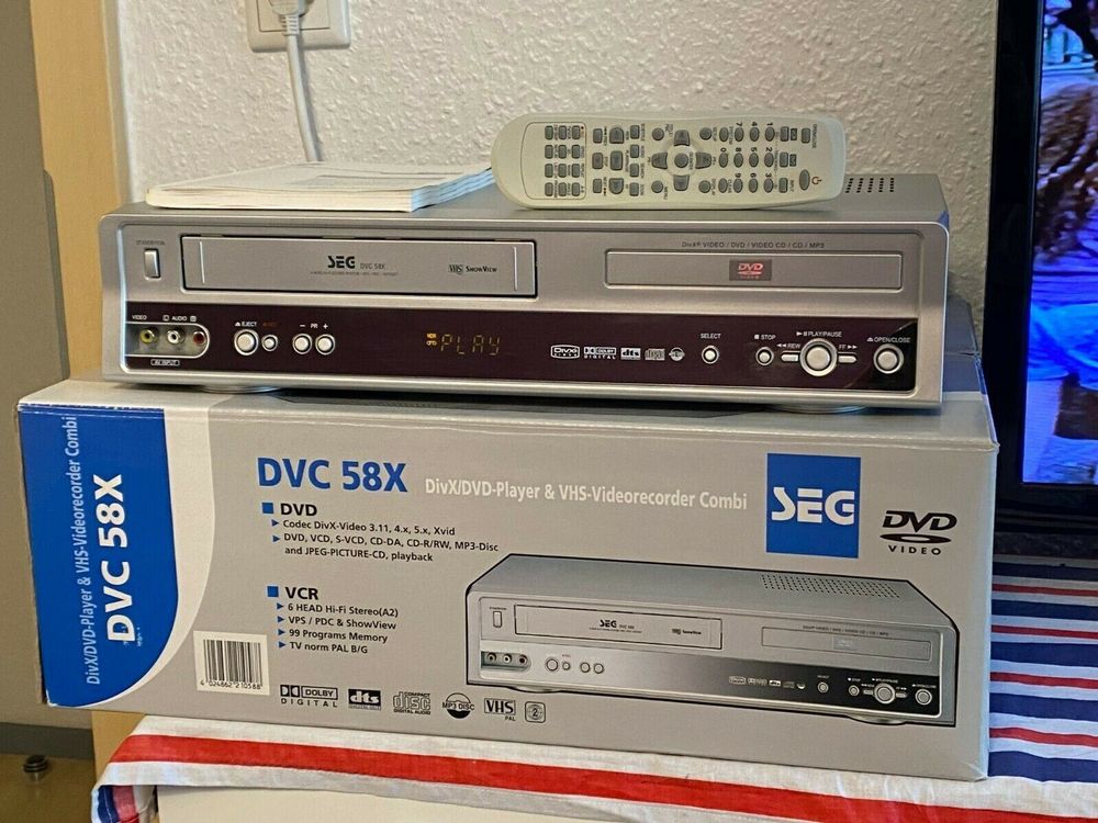 SEG DVC VHS DVD KOMBIGERÄT OVP (Neu (gemäss Beschreibung)) in für CHF ...