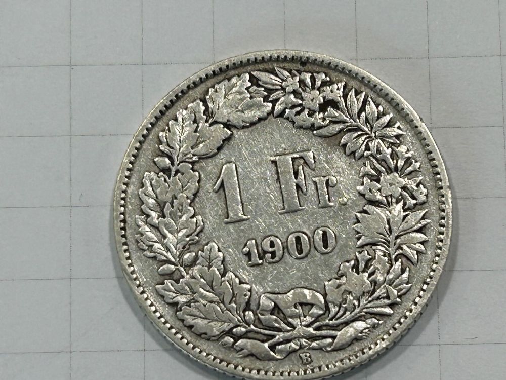 Alte silber 1 Franken 1900 | Kaufen auf Ricardo