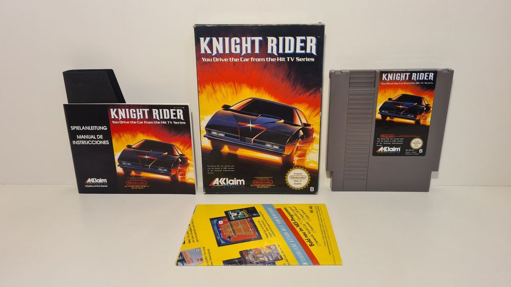 KNIGHT RIDER - David Hasselhoff - CIB / Pal B Nintendo NES (Gebraucht ...