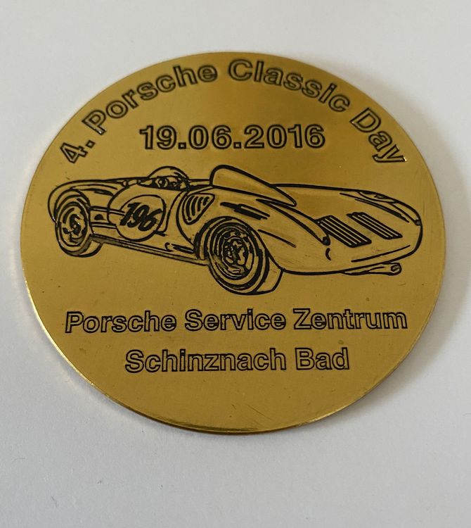 Porsche Classic Day Plakette Badge - Medaille Coin Münze (Neu (gemäss ...