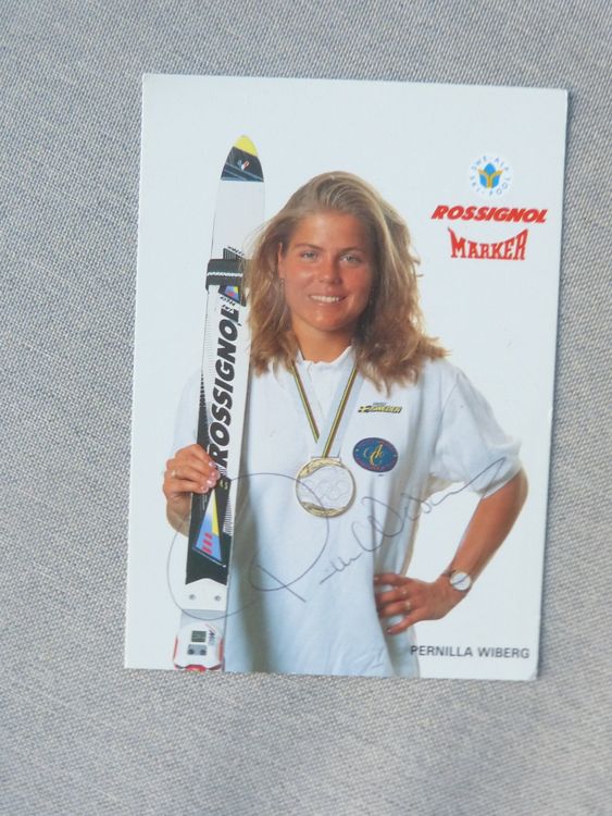Autogrammkarte Pernilla Wiberg | Kaufen auf Ricardo