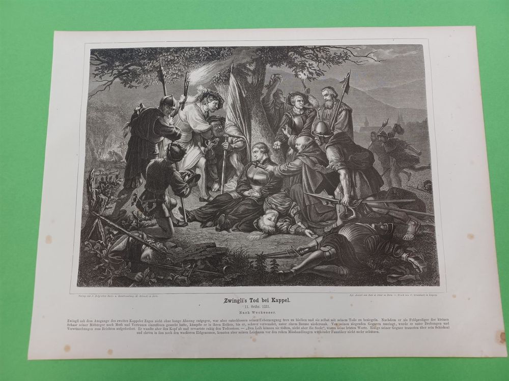 Zwingli's Tod bei Kappel 1531 (30) | Kaufen auf Ricardo