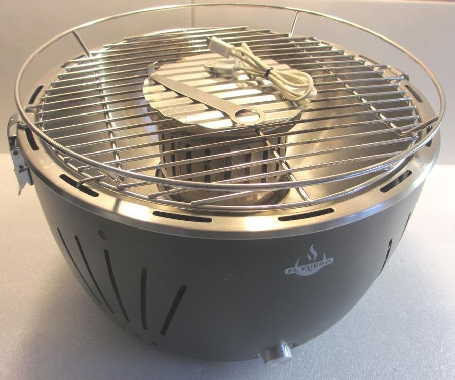 LotusGrill Nachbau, El Fuego, rauchfreier Tischgrill, TOP (Neu (gemäss ...