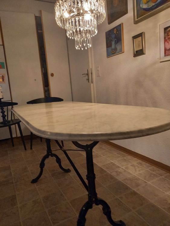 Marmor Bistrotisch | Kaufen auf Ricardo