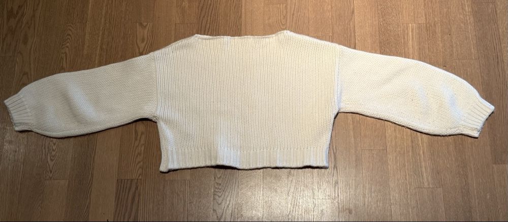 Zara Home 100% Cashmere Pullover weiss Gr. M. Dick kuschelig (Gebraucht ...