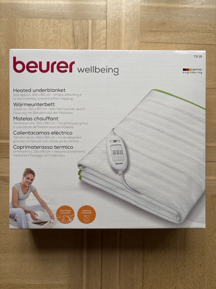 Beurer Wärmeunterbett TS 15, neuwertig, 150 x 80 cm (Neu und ...