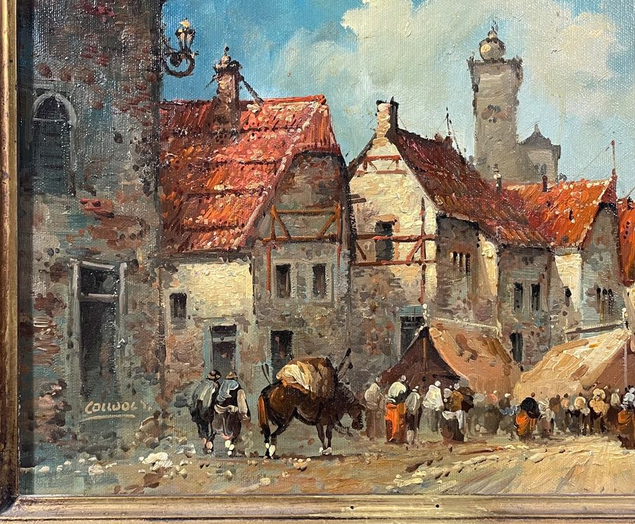 Dorfs Volk im Marsch Gemälde unleserlich Signiert (Gebraucht) in Root für CHF 65 – mit Lieferung ...