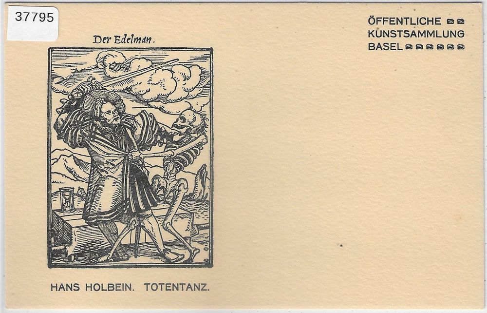 Basel - Hans Holbein - Totentanz - Der Edelman (Gebraucht) in Ettingen ...