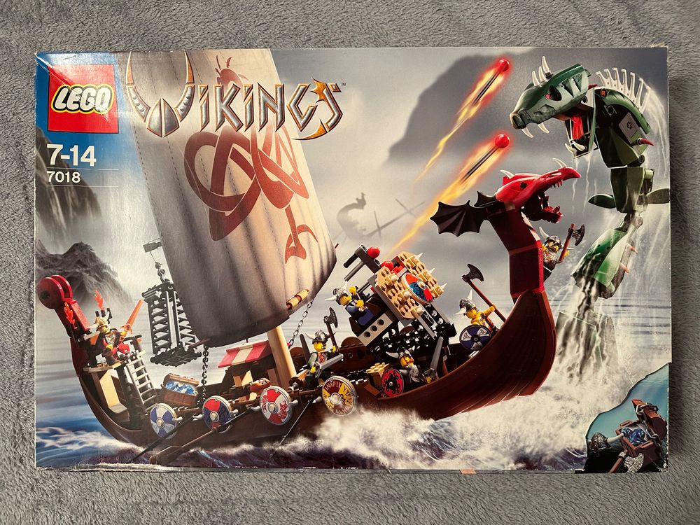 Lego 7018 Viking Ship challenges the Midgard Serpent | Kaufen auf Ricardo