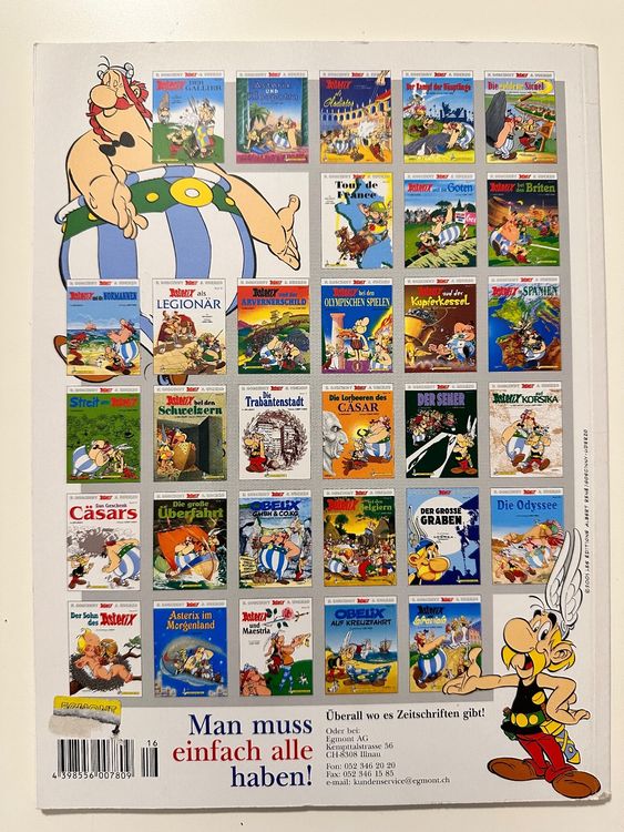 ASTERIX BAND 16 - Asterix bei den Schweizern (Gebraucht) in Münsingen für CHF 6 – mit Lieferung ...