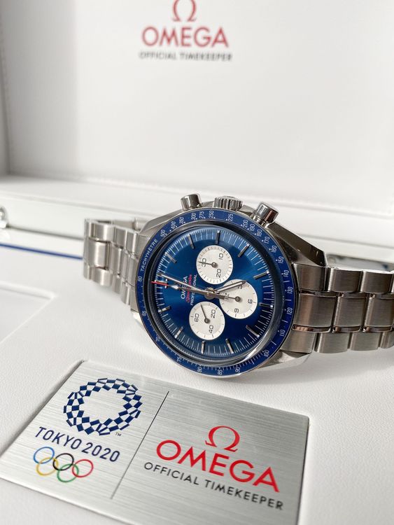 OMEGA Speedmaster Tokyo 2020 Limited Edition Tokyo Blue | Kaufen auf ...