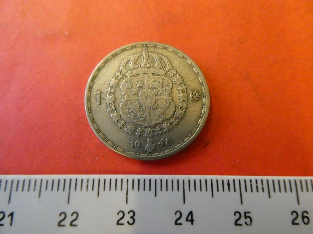 Schweden 1948, 1 Krone - Silber | Kaufen auf Ricardo