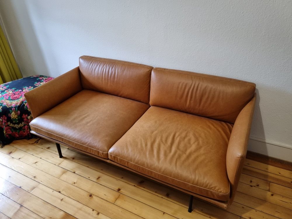 Canapé cuir Muuto couleur cognac (Gebraucht) in Genève für CHF 2000 ...