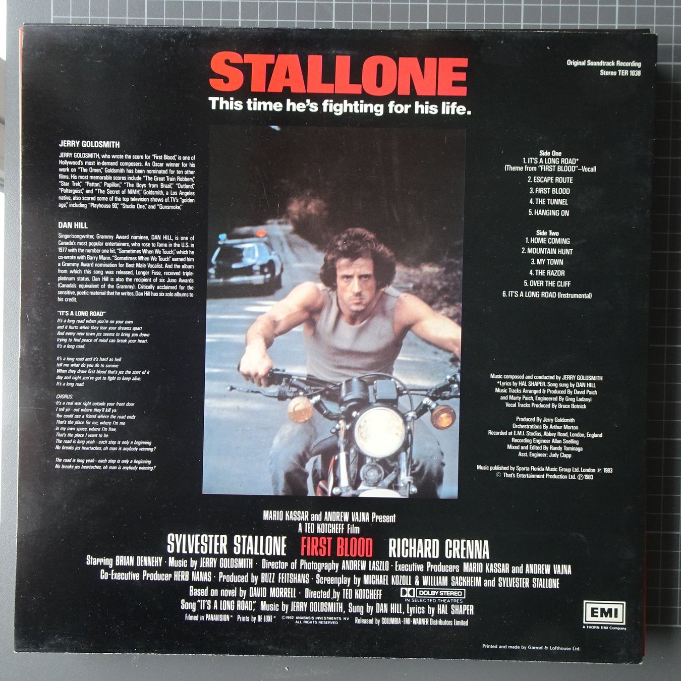 OST - Rambo First Blood (Jerry Goldsmith) Sly Stallone (Gebraucht) in ...