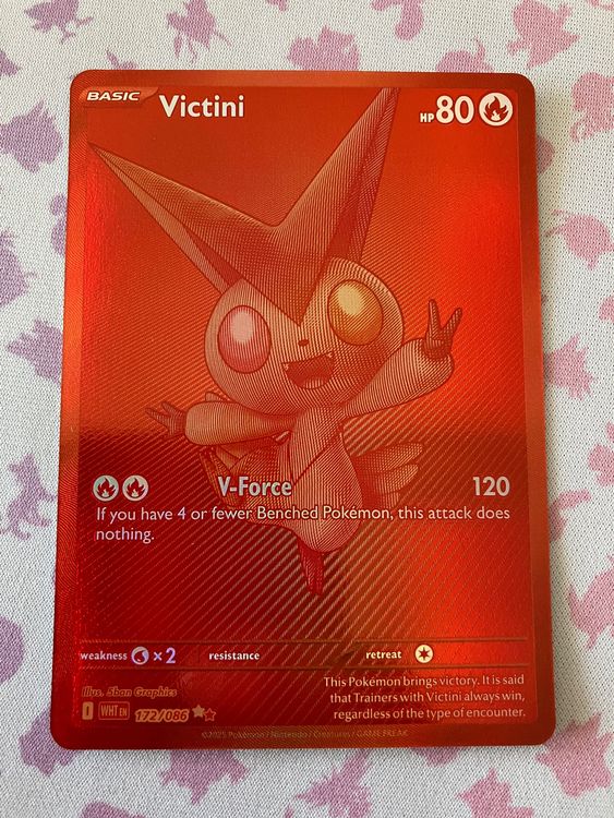 Pokémon Victini White flare black white rare 172/086 « ENG » (Gebraucht ...