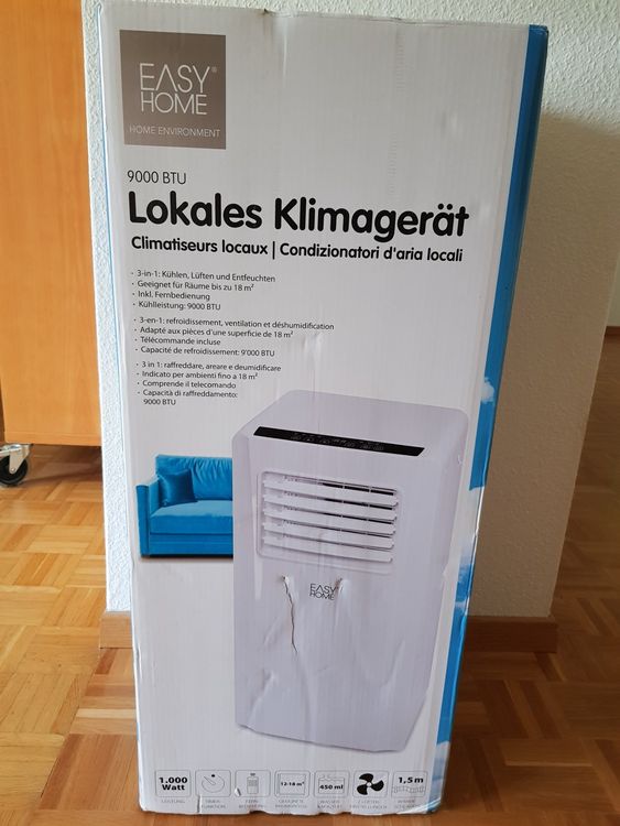 Mobiles Klimagerät Klimaanlage, neu, in OVP (Neu und originalverpackt) in Adliswil für CHF 180 ...