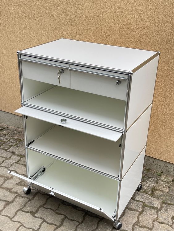 USM Haller Sideboard Reinweiss mit Roller | Kaufen auf Ricardo