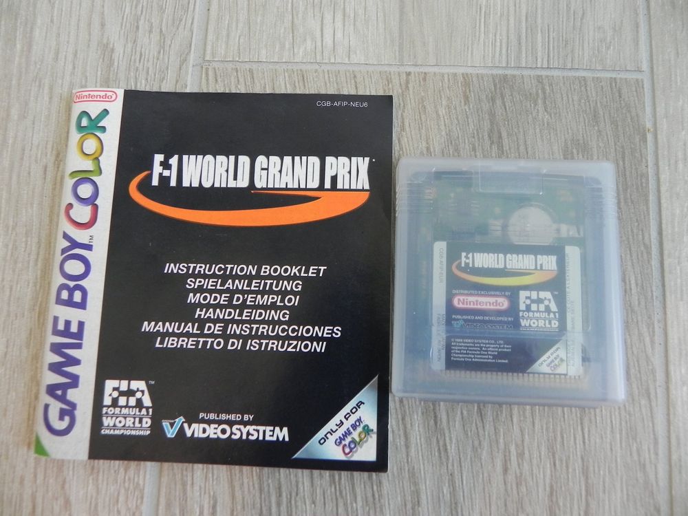 Original Nintendo Game Boy Spiel Formel 1 World Grand Prix (Gebraucht ...