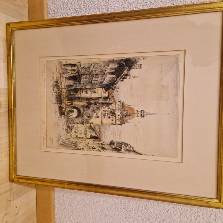 Paul gessler Radirung original | Kaufen auf Ricardo