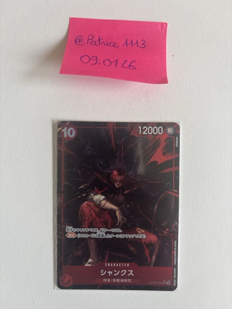 One Piece Shanks OP09-004 AA Near Mint 💯🔥 (Neu und originalverpackt) in ...