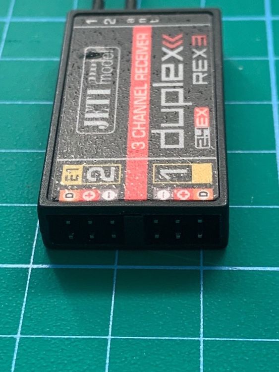 Jeti Empfänger Duplex REX 3 2.4 GHz EX, 100 mm Antennen (Gebraucht) in ...