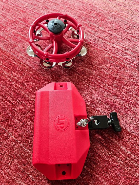 Percussion cabasa / effect snare / jam block / tambourine (Neu (gemäss ...