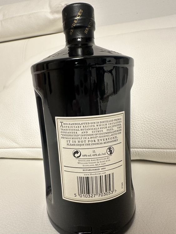 Hendrick‘s Gin 1 Liter | Kaufen auf Ricardo