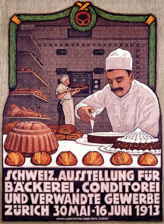 Zurich Bakery Poster (Neu (gemäss Beschreibung)) in Lugano für CHF 55 – mit Lieferung auf ...