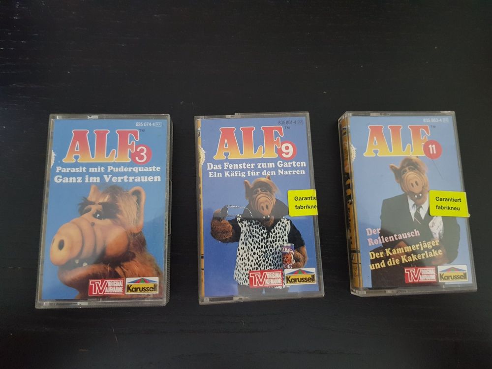 3 Alf MC Kassetten Folge 3 /9 / 11 (Gebraucht) in Meilen für CHF 3 – mit Lieferung auf Ricardo ...