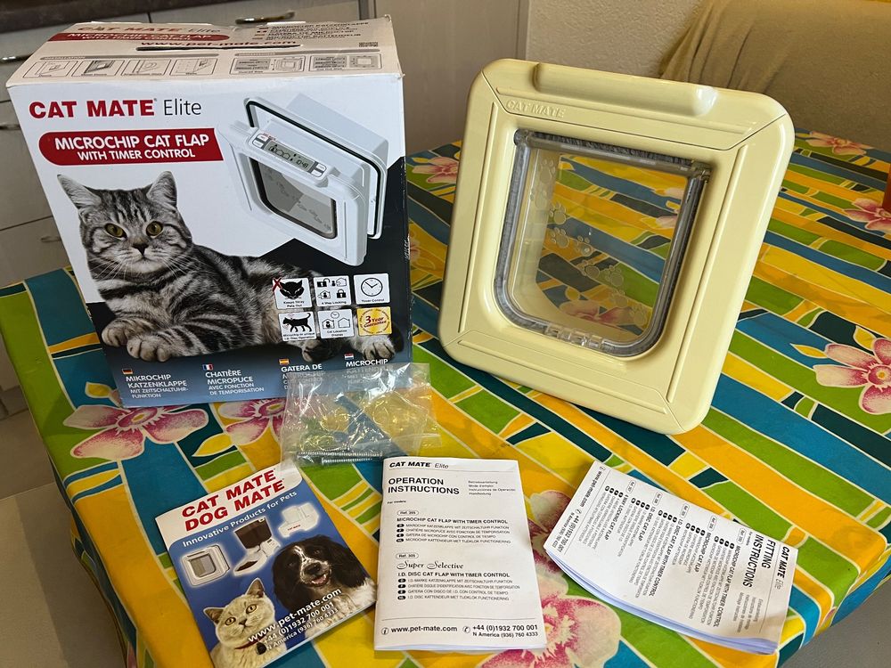 CAT Mate Elite Mikrochip Katzenklappe | Kaufen auf Ricardo