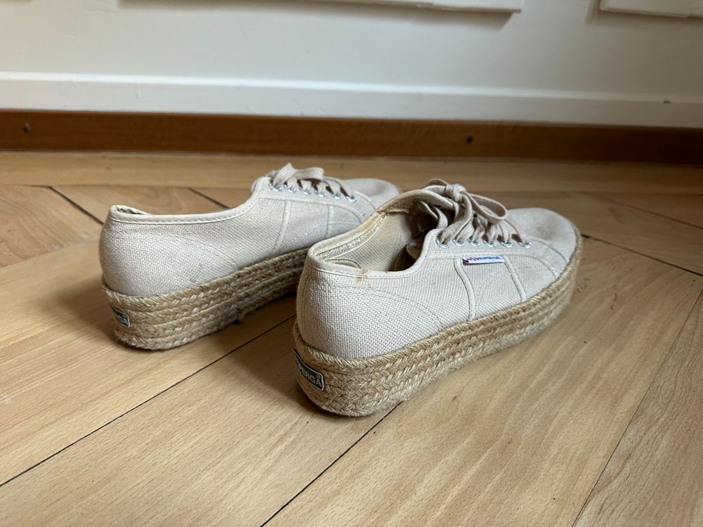 SUPERGA - Plateau Sneaker beige 39 | Kaufen auf Ricardo