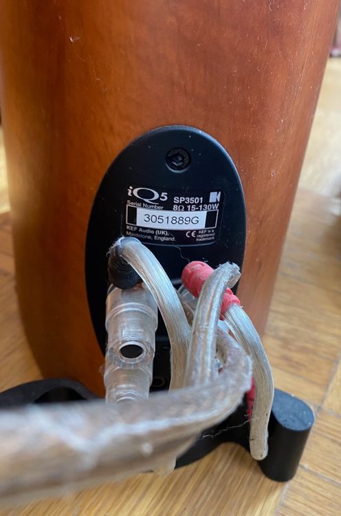 KEF IQ5 Standlautsprecher SP3501 Furnier (Gebraucht) in Delémont für CHF 100 – nur Abholung auf ...