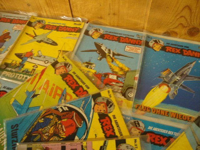 70er Jahre BASTEI Comic REX DANNY Sammlung/Flieger-Abenteuer | Kaufen ...