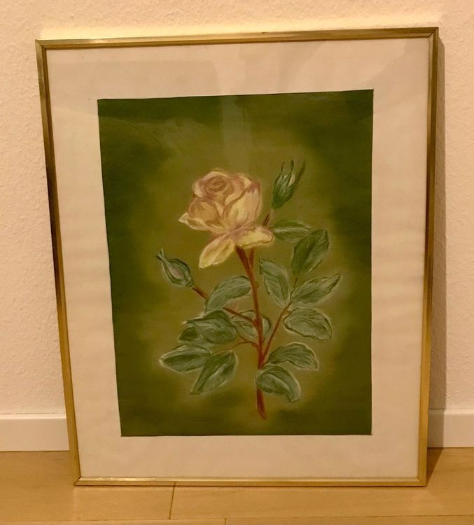 Gemälde von einer Blume | Kaufen auf Ricardo