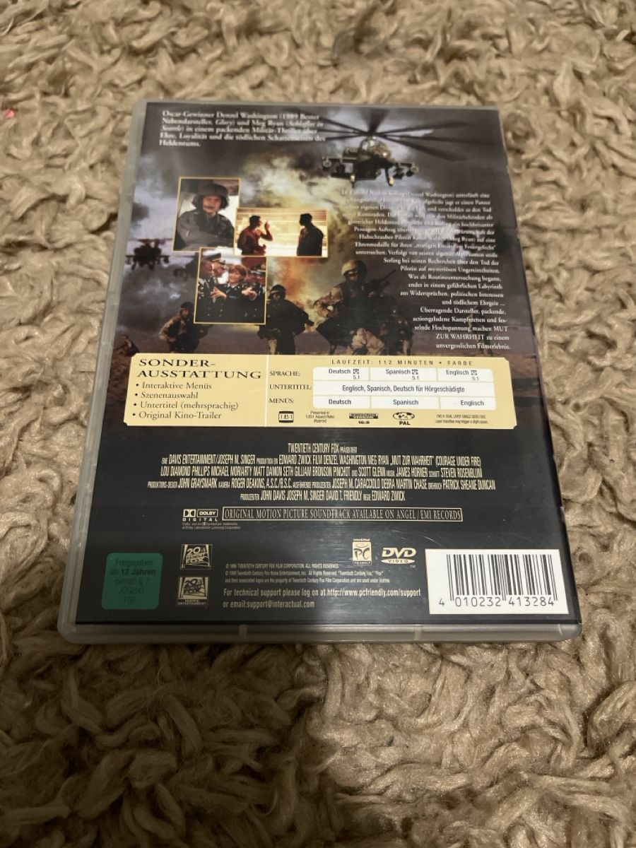 DVD Mut zur Wahrheit - Denzel Washington -Top Zustand! (Gebraucht) in ...