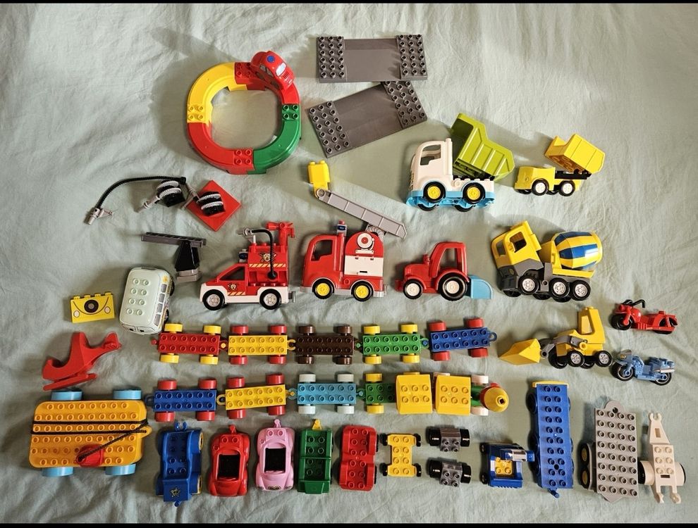 (D) 21.5 kg Lego Duplo Bausteine,72 Figuren, 38 Tiere, (Gebraucht) in ...