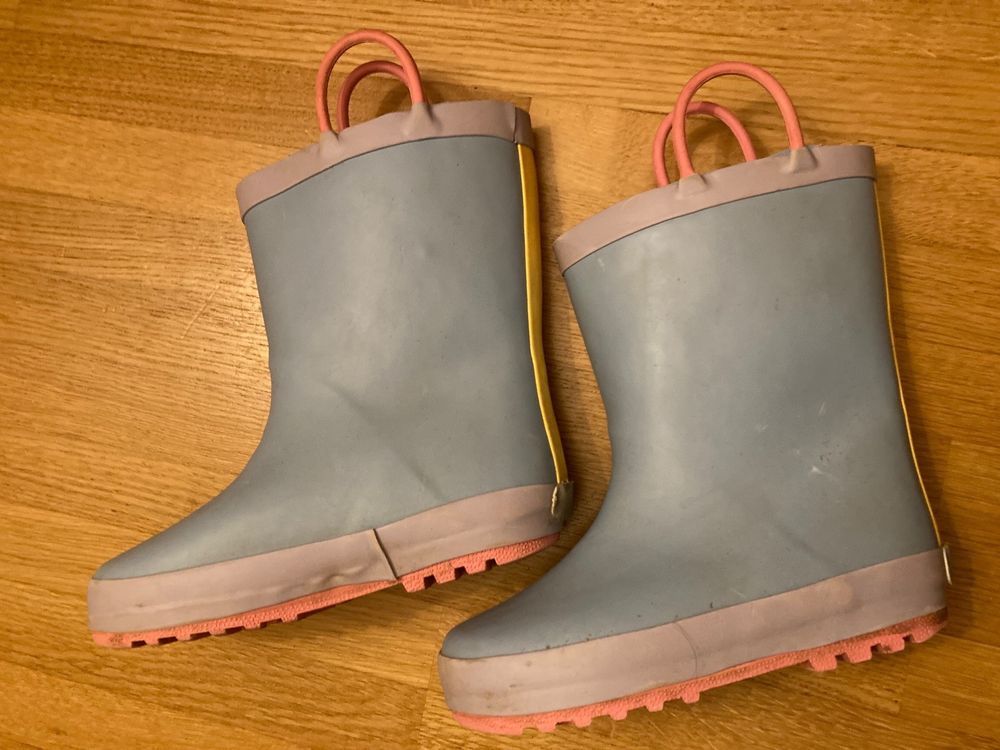 Warme Gummistiefel/Regenstiefel Gr.28 mit Schlaufe z. Tragen (Gebraucht ...