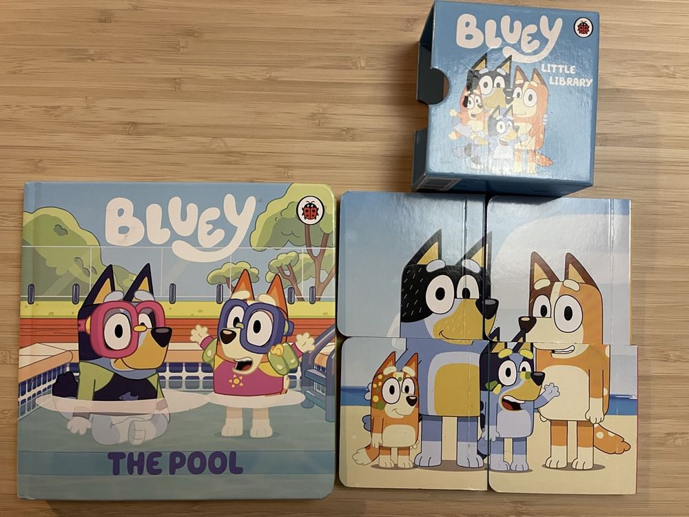 Bluey Books Bundle - Little Library + The Pool (Gebraucht) in Leytron ...