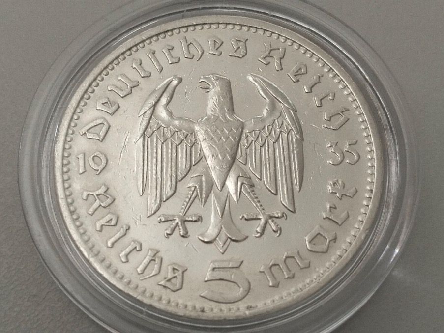 5 Deutsche Reichsmark 1935F | Kaufen auf Ricardo