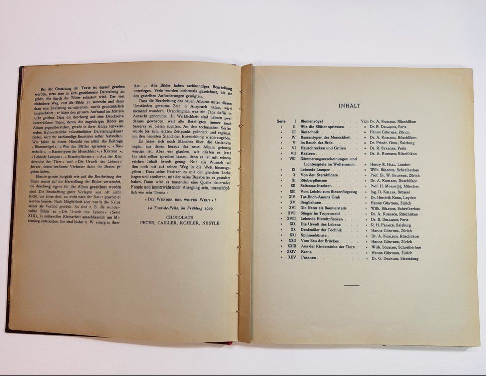 ( Nestle ) Wunder aus aller Welt” – Band 1 (1929) • Komplett (Gebraucht ...