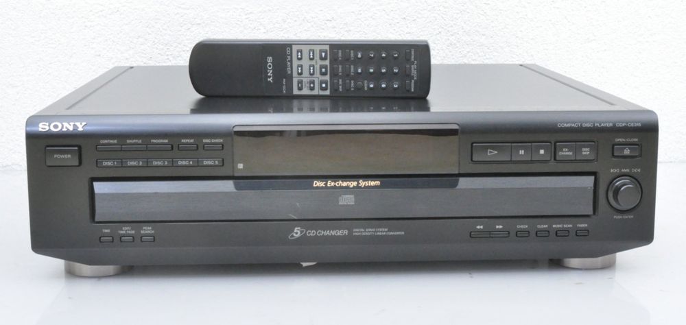 Sony CDP-CE315 5-fach CD-Wechsler (Gebraucht) in Oberglatt ZH für CHF 89 – mit Lieferung auf ...