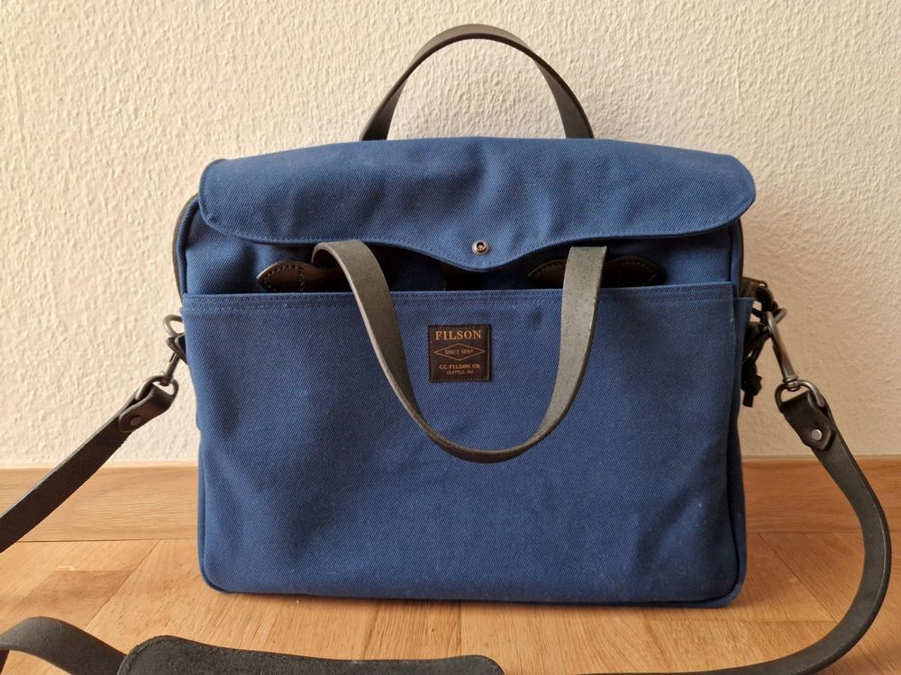 FILSON RUGGED TWILL ORIGINAL BRIEFCASE - FLAG BLUE | Kaufen auf Ricardo