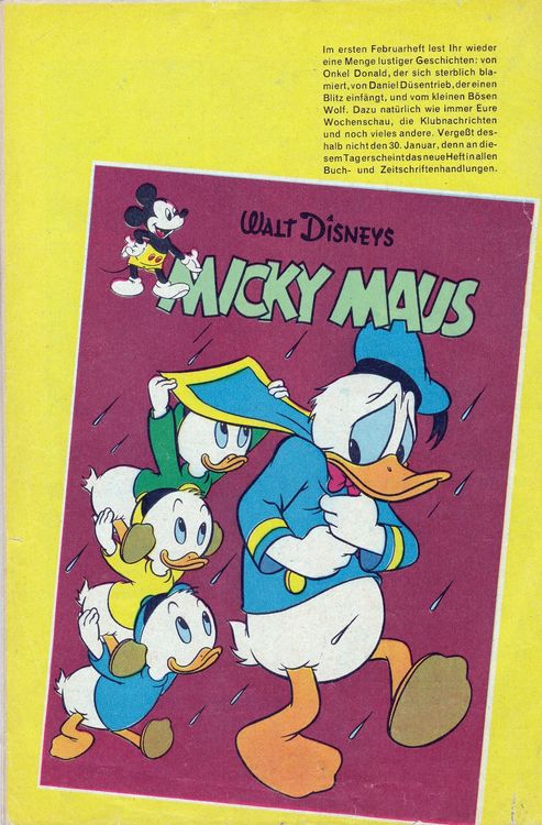 Micky Maus, Nr. 2, 1957, Rarität! Walt Disney Klassiker (Gebraucht) in ...