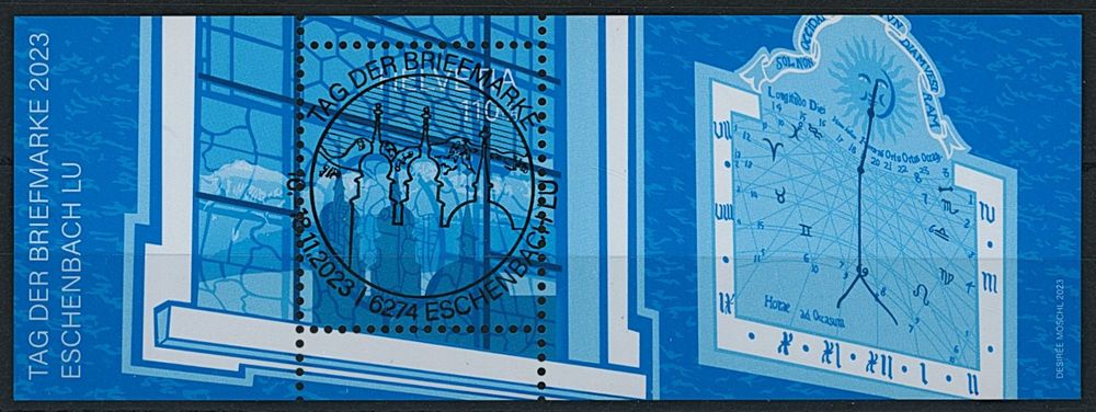 2023 - Tag Briefmarke - Eschenbach - Block - Sonder · Voll (Gebraucht) in Schindellegi für CHF 3 ...